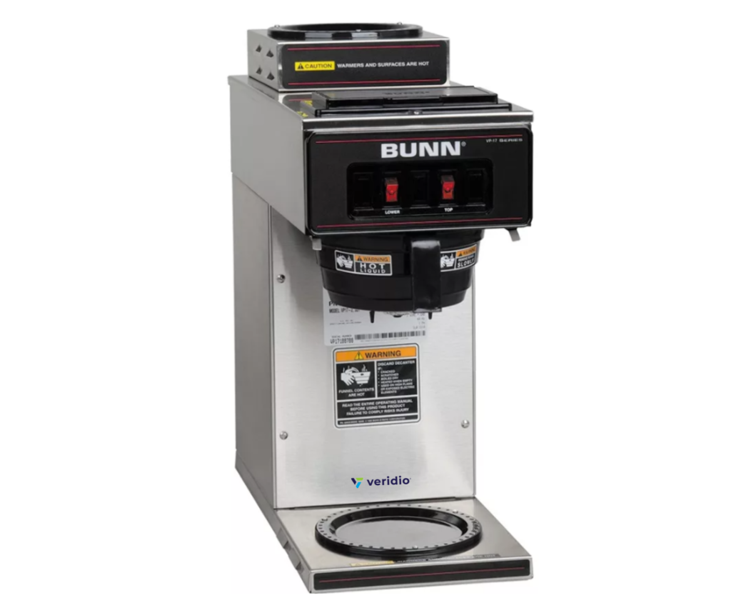 Bunn Cafetera de Café Americano VP17 Con 2 Jarras Térmicas - Veridio
